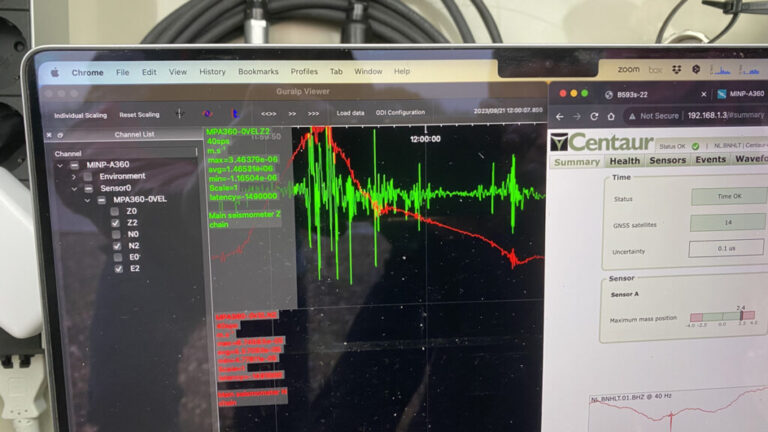 New sensor below Banholt measures seismic noise - Einstein Telescope