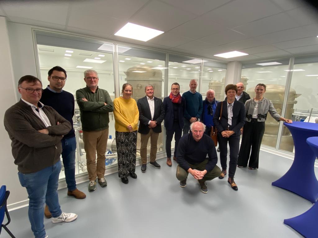 Walloon municipalities visiting the ET Pathfinder - Einstein Telescope